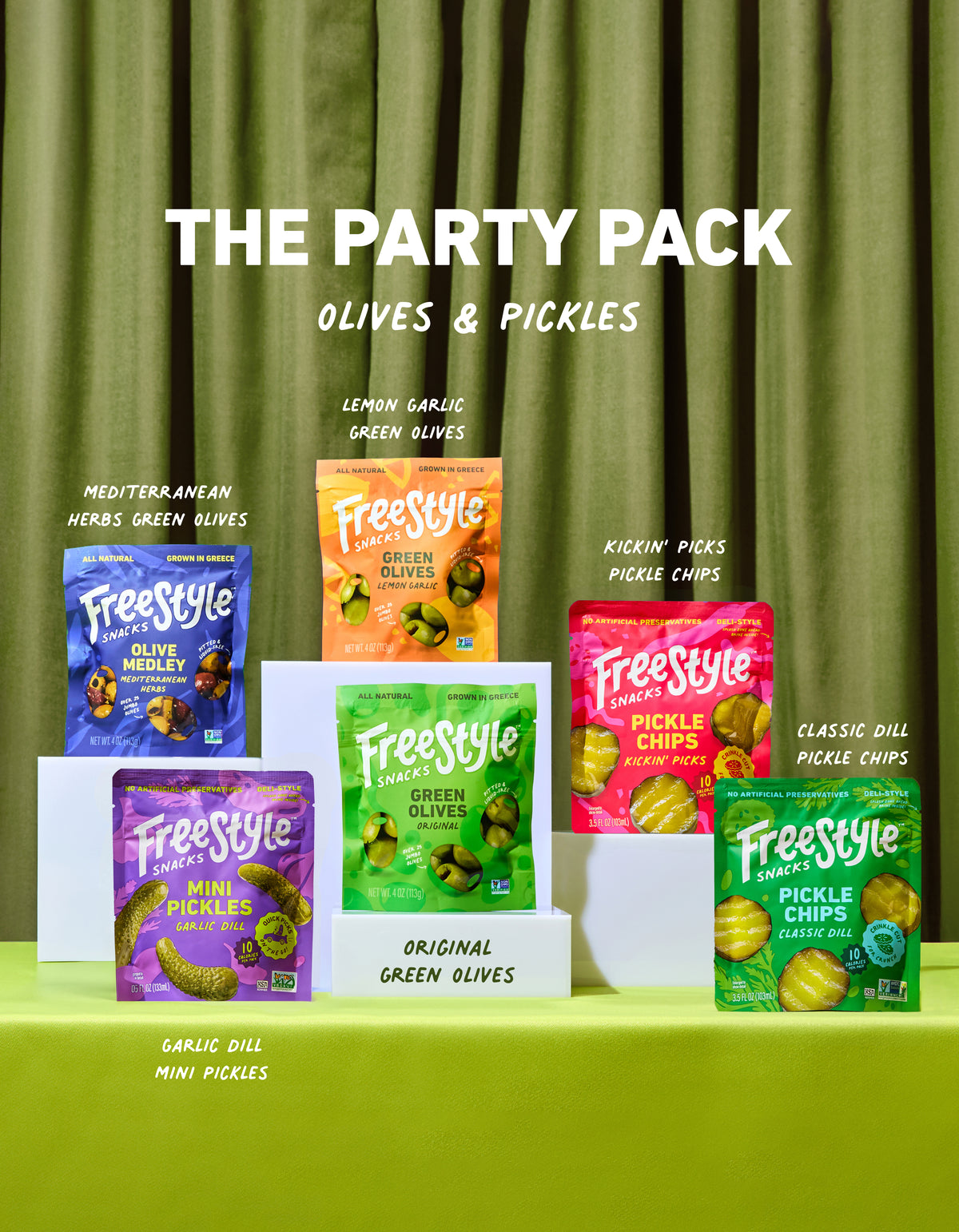 Healthy Olive Snacks - Tasty, Convenient & Grown in Greece - Freestyle ...